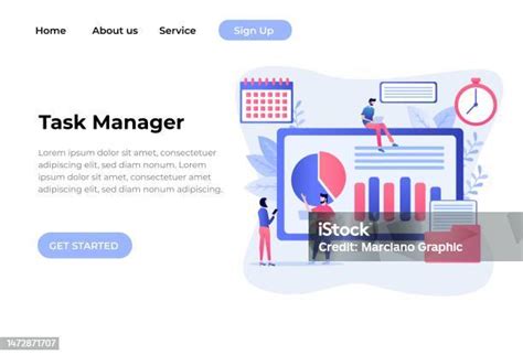 효과적인 시간 관리 기호 평면 요소 작업 계획 교육 활동 일정 체크 포인트 고립 된 벡터 일러스트 레이 션 개념에 대한 스톡 벡터 아트 및 기타 이미지 Istock