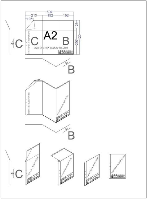 Folding A3 Drawing At Daryl Hudson Blog