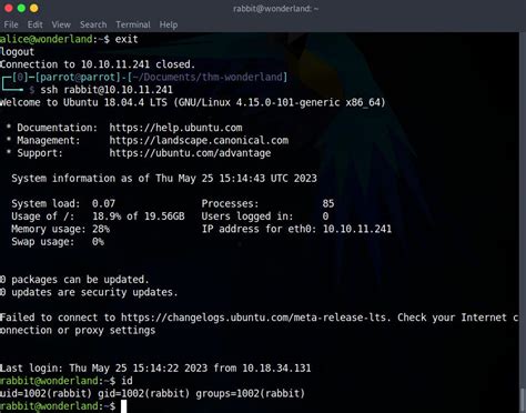Ctf Walkthrough Wonderland On Tryhackme Codequoi