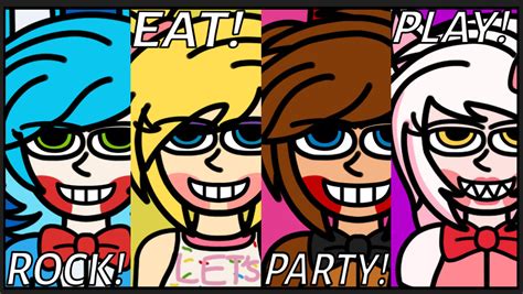 FNAF 2 - Poster by WolfBilledArtist on DeviantArt