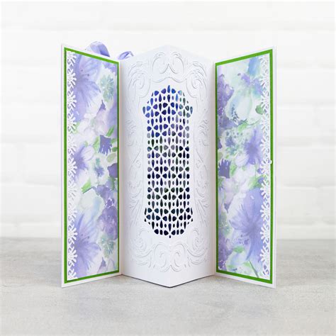 Exquisite Tall Card Box Die Set Tattered Lace