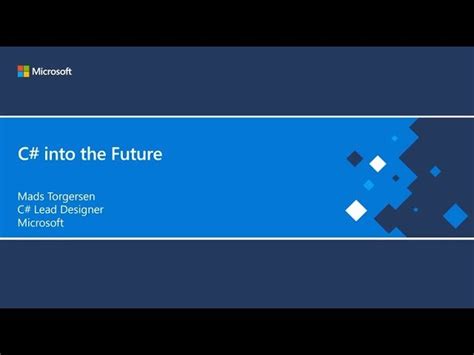 Ndc Conferences Talk C Into The Future From Ndc Conferences Class Central