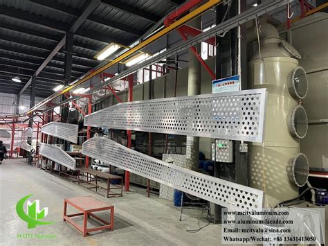 Perforated Metal Cladding Aluminum Shading Panel With Frame Pvdf Coating