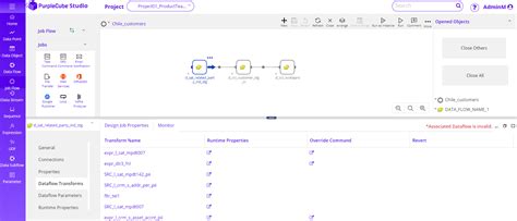 Overriding Dataflow Transforms In Data Flow Instance Job