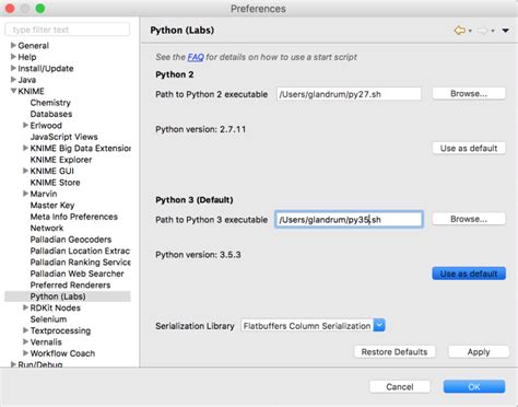 How To Set Up The KNIME Python Extension KNIME