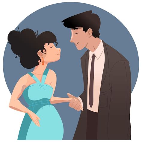 Retrato De Fam Lia Casais Vetor Premium