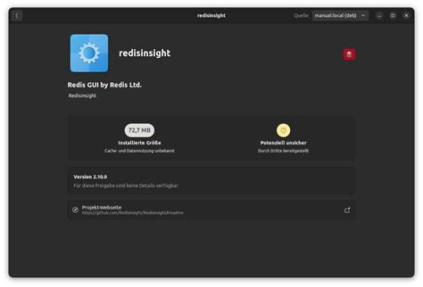ubuntu redisinsight aus dem source code selbst bauen administrator