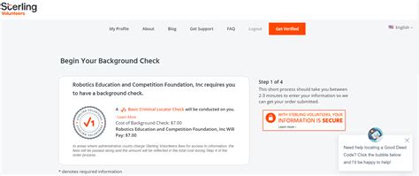 Background Check Process Viqrc