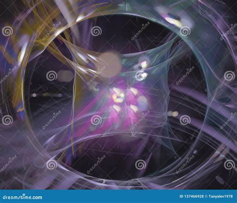 Abstract Digital Fractal Texture Chaos Surface Rendering Fantasy Dream Design Sparkle Dynamic