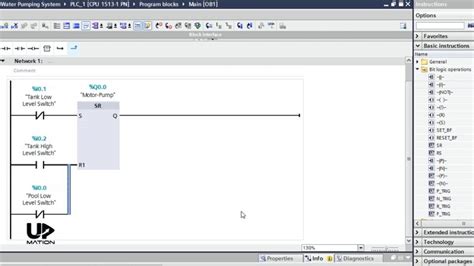 Ladder Logic PLC Programming Of A Water Pumping System Archives Upmation