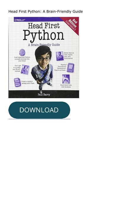 Read Ebook Pdf Head First Python A Brain Friendly Guide