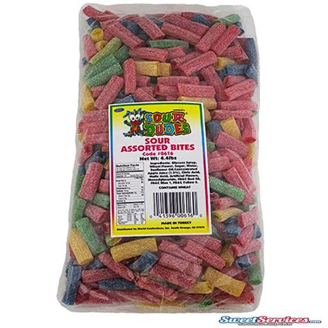 Sour Dudes Assorted Bites Novelty Candy