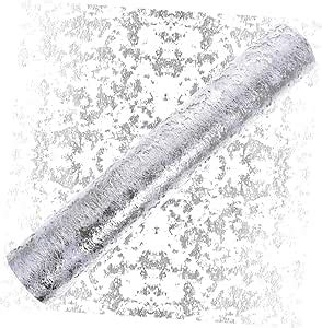 Crilstyleo Glitter Mesh Table Runner Elegant Decorative