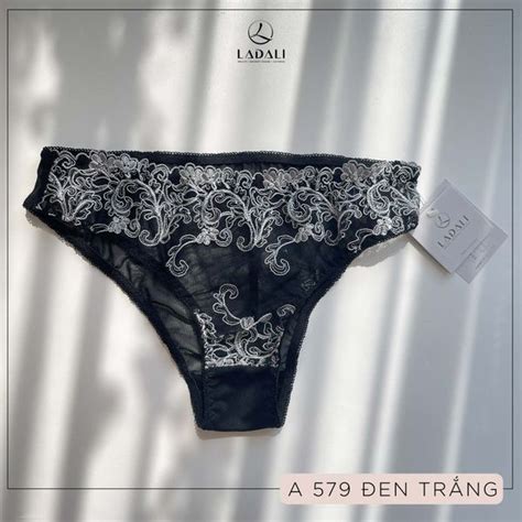 Quần Lót Ren Ladali QĐ579 Đen Trắng