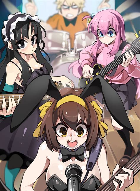 Akiyama Mio Suzumiya Haruhi Gotoh Hitori And Bakugou Katsuki Boku