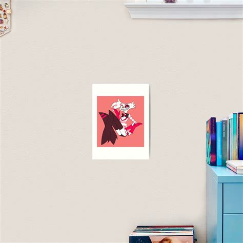 Angel Dust Hazbin Hotel Art Print For Sale By Mrchasecomix Redbubble