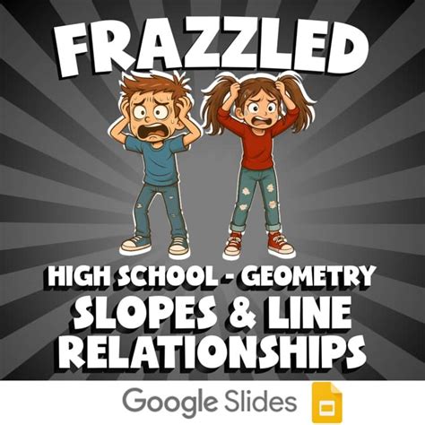 Slopes And Line Relationships Frazzled Math Game No Prep Geometry Review
