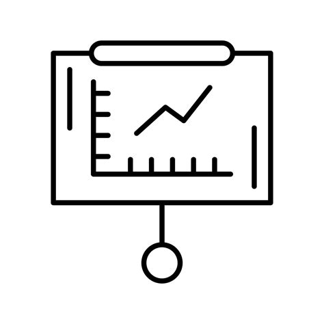 Line Graph Vector Icon 14653935 Vector Art At Vecteezy