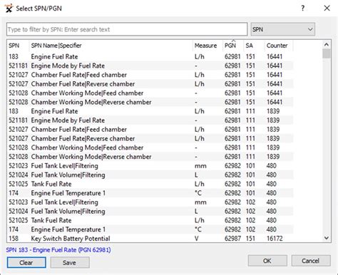 automatic j1939 and isobus scanning and parsing