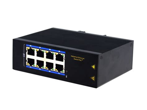 Unmanaged 8 Port Industrial Ethernet Switch Call Control Protocol Customizable At Best Price In