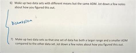 Solved Make Up Two Data Sets With Different Means But The Chegg Com