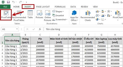 Hướng Dẫn Dùng Pivottable Trong Excel Cách Sử Dụng Pivottable Aiti