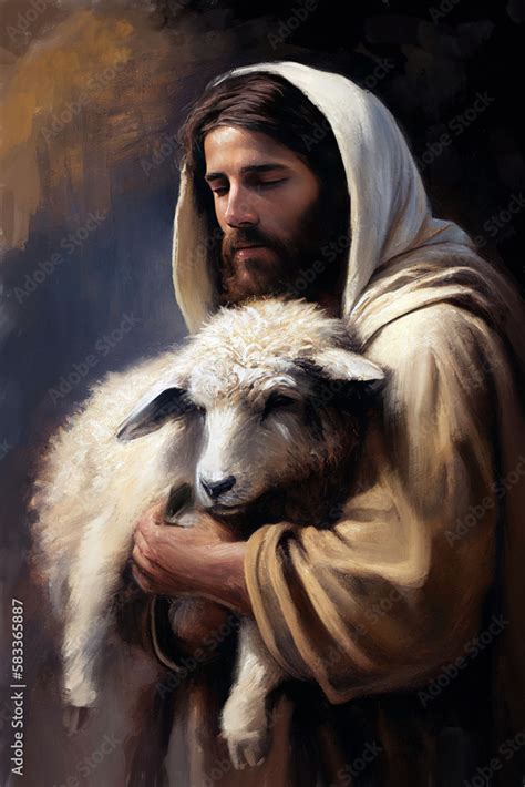 Jesus Christ With Lamb