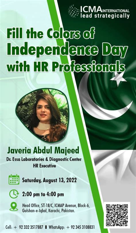 Javeria Abdul Majeed On Linkedin Independenceday Hrcareers Icma Laboratory Professional