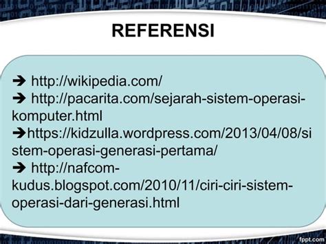 Generasi Sistem Operasi Pptx