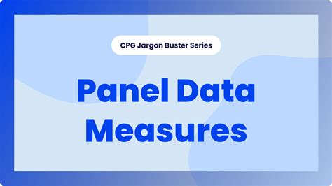 Panel Data Measures Household Penetration Buying Rate Purchase