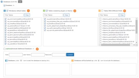 Manual Backup WPvivid