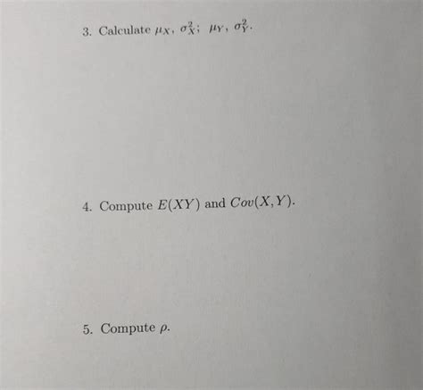 solved let the random variables x and y have the joint p m f