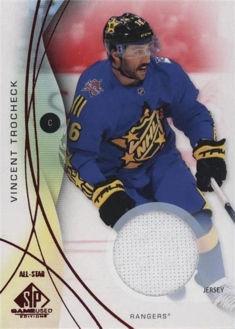 2024 25 Upper Deck Sp Game Used All Stars Vincent Trocheck 142 Red