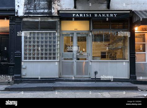Historical Storefront Parisi Bakery 270 Elizabeth St New York Nyc