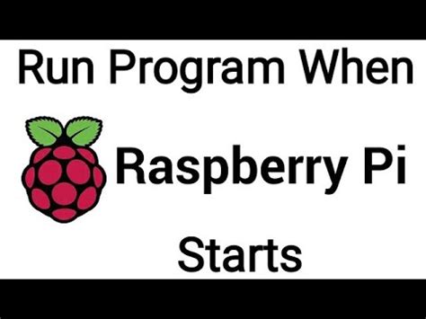 How To Set Up Raspberry Pi To Run Python Program On Boot Up YouTube