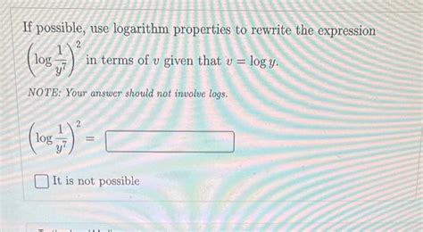 [solved] answer all please if possible use logarithm prope