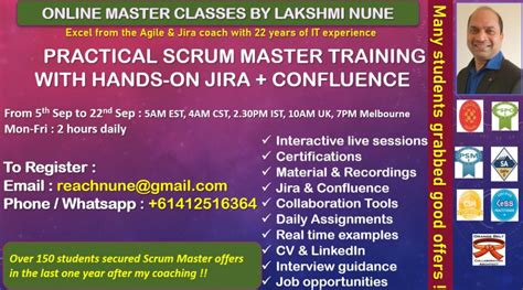Lakshminarayana Nune On Linkedin Scrummasterjobs Scrum Jira