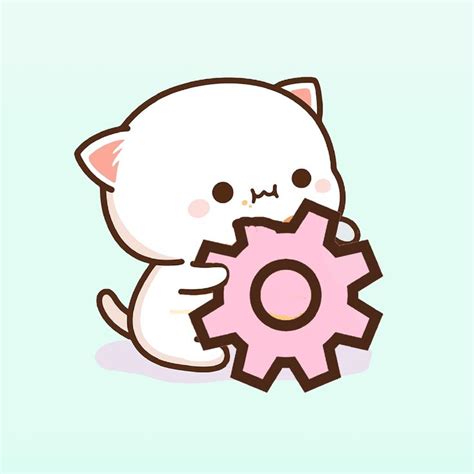 Settings App Icon Cat App Cute App Ios App Icon Design