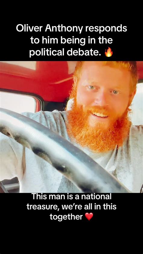 Oliver Anthony Responds To His Song Being Used In A Political Debate