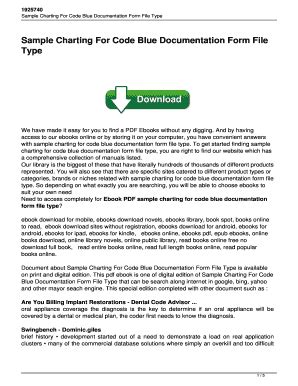 Fillable Online Download Sample Charting For Code Blue Documentation Form File Type PDF Sample Fillable Online Download Sample Charting For Code Blue Documentation Form File Type PDF Sample