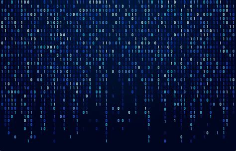 Binary Code Background Royalty Free Vector Image