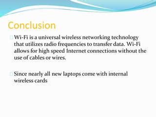 Wireless Computer Network Ppt