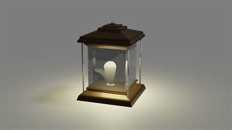 Lantern Light Model Free Vr Ar Low Poly 3d Model Cgtrader
