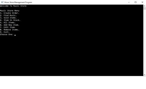 Music Store Management System Project C Program With Mysql Database Code With C