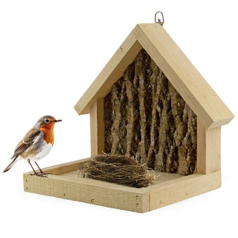 Uncle Dunkels Premium Songbird Nesting Platform Rustic Handmade Bird