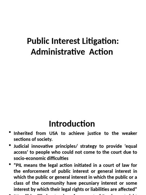 Public Interest Litigation Pdf Justice Crime And Violence