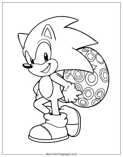 Sonic Coloring Pages Png