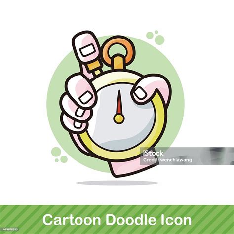 Stopwatch Doodle Stock Illustration Download Image Now 2015 Blue Clock Istock