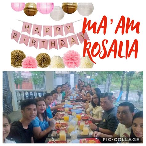 Mr Prawntastic Happy Birthday Maam Rosalia Thank You