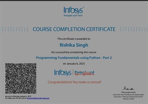 rishika singh on linkedin certification python lifelonglearning